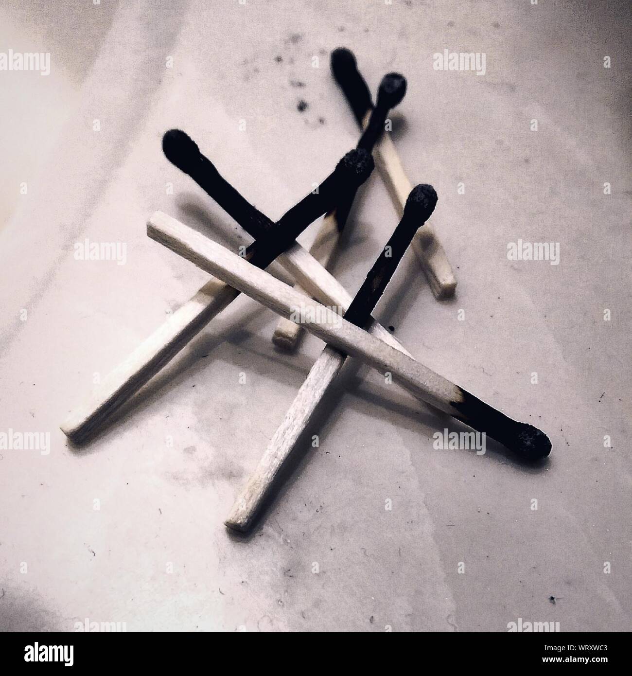 Burnt matchsticks hi-res stock photography and images - Alamy