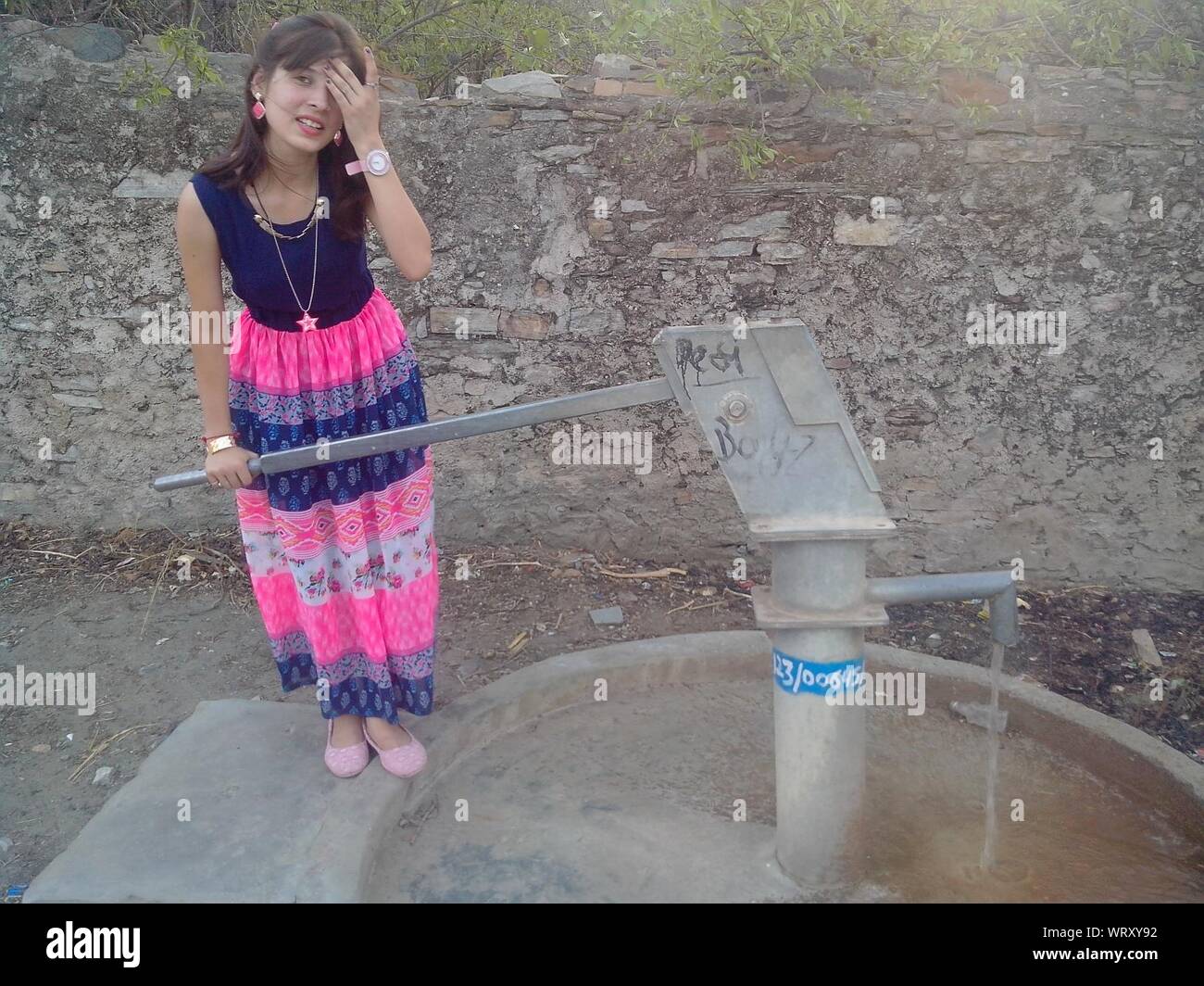 Asian water pump hi-res stock photography and images - Alamy