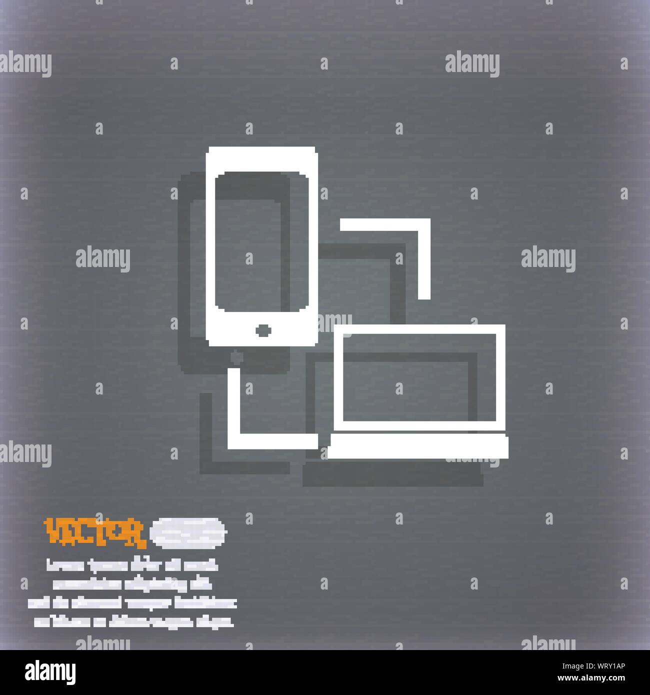 Synchronization sign icon. communicators sync symbol. Data exchange. On ...