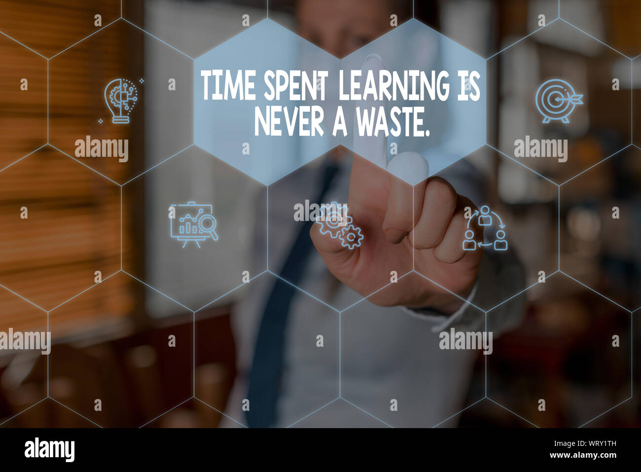 Conceptual hand writing showing Time Spent Learning Is Never A Waste ...
