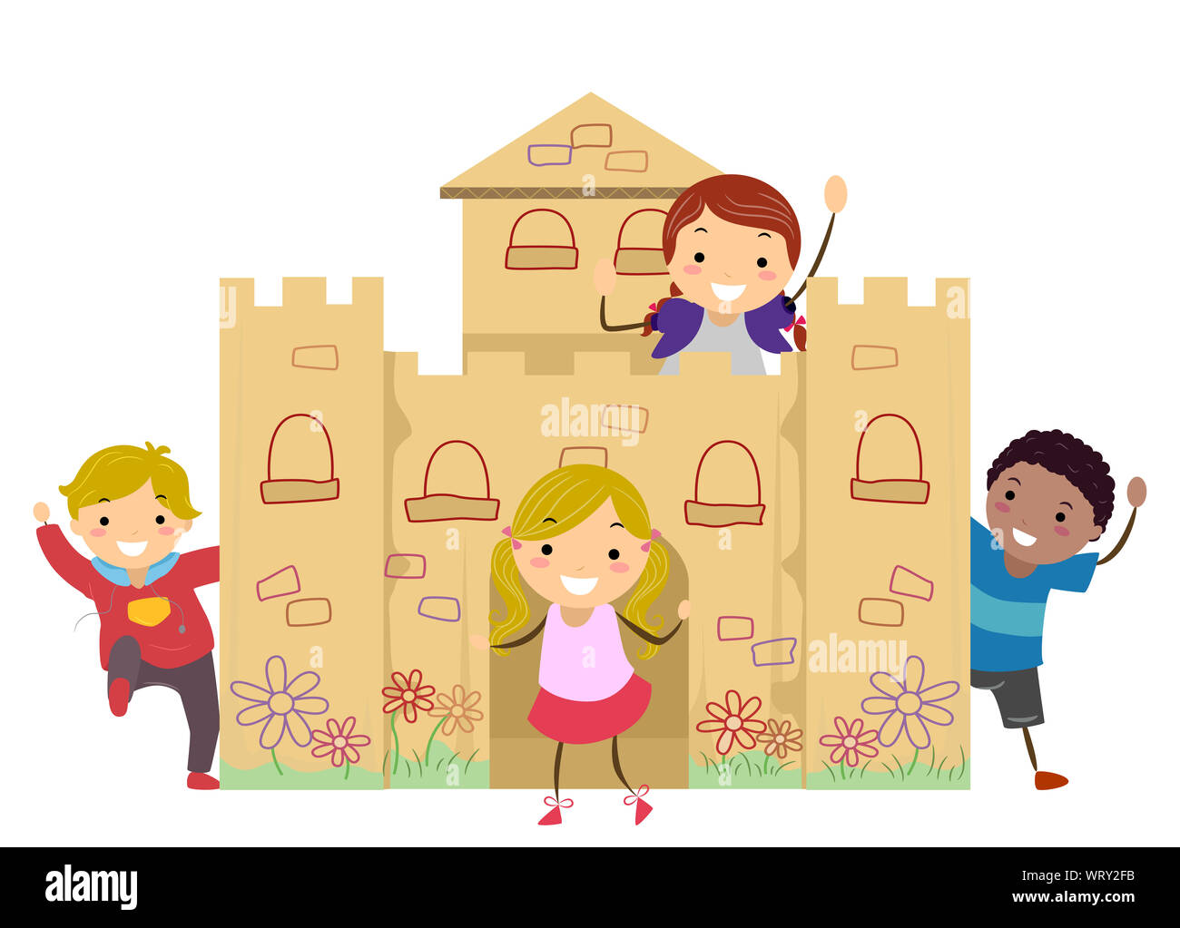 Children stage act school Cut Out Stock Images & Pictures - Alamy