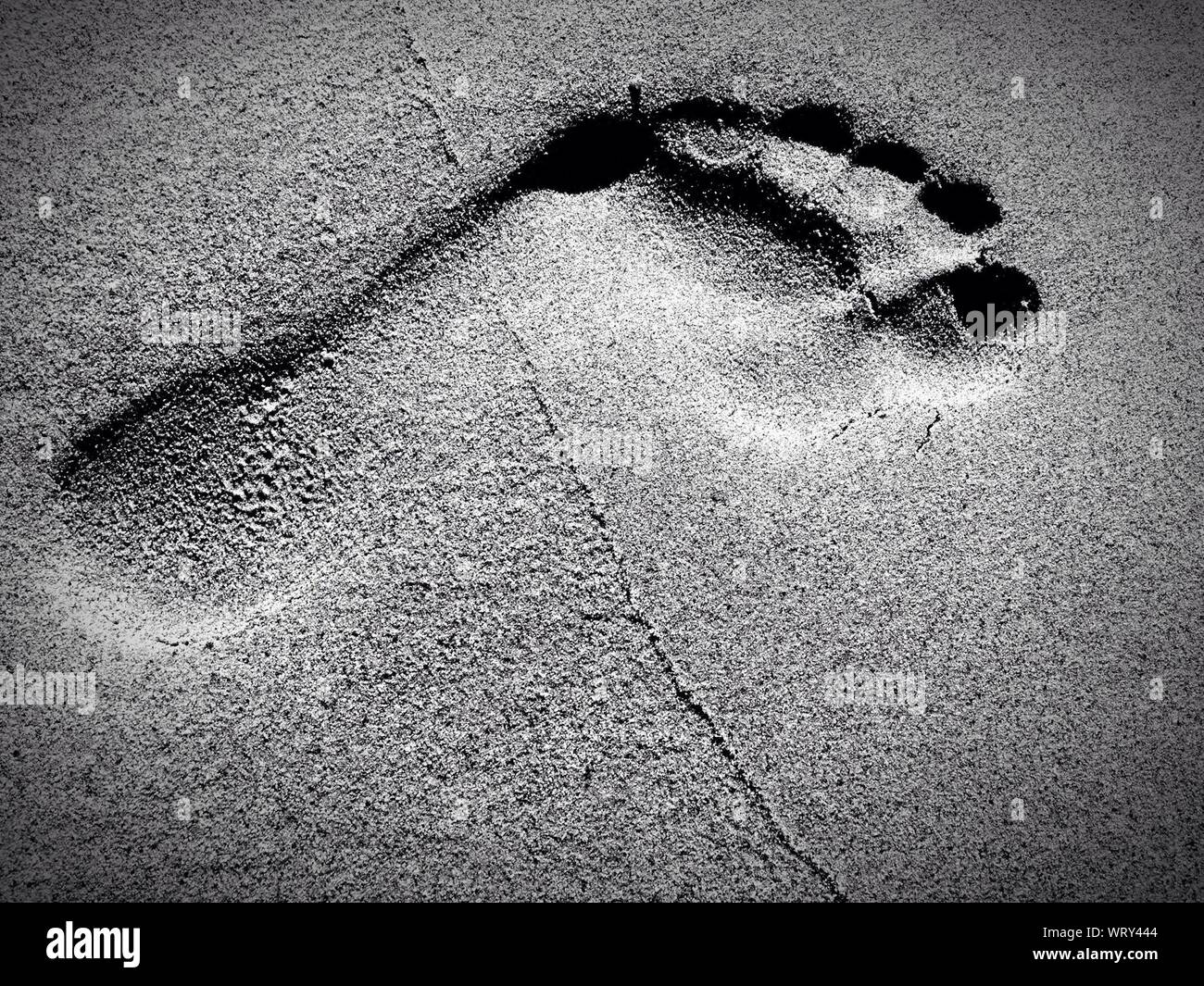Footstep On Sand High Resolution Stock Photography and Images - Alamy