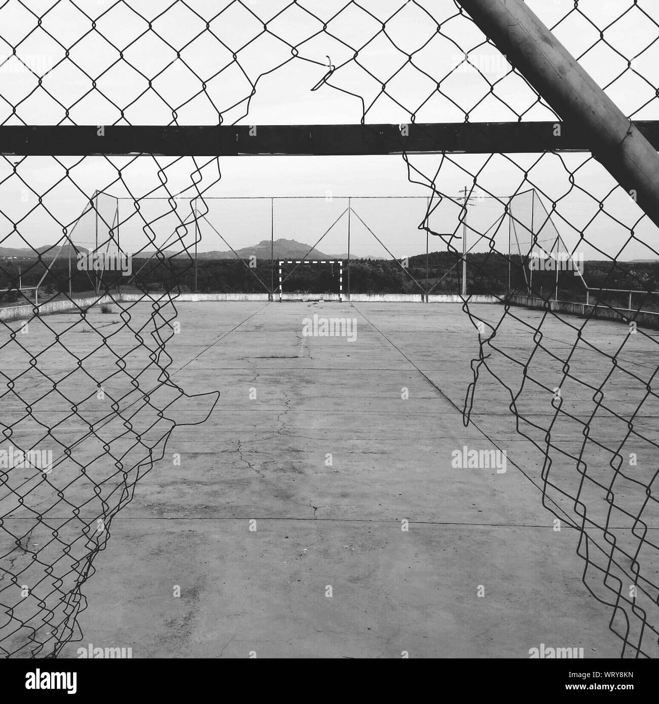 Concrete football field hi-res stock photography and images - Alamy