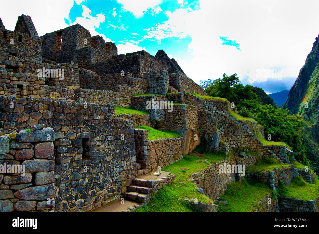 Machu Picchu Inca Ruins - Peru Stock Photo - Alamy
