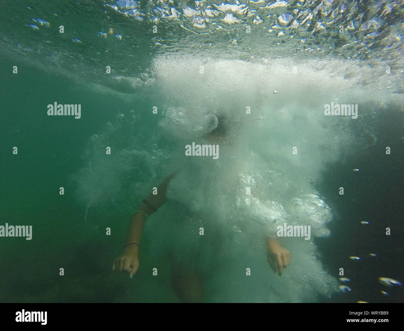 Diving woman water splash hi-res stock photography and images - Alamy