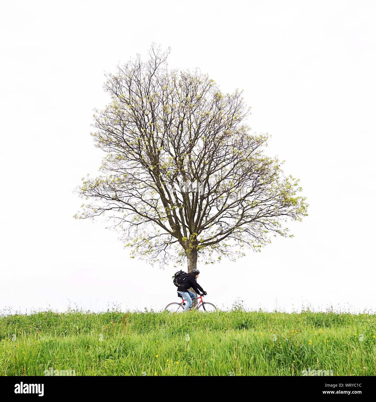 Lone bicycle hi-res stock photography and images - Alamy