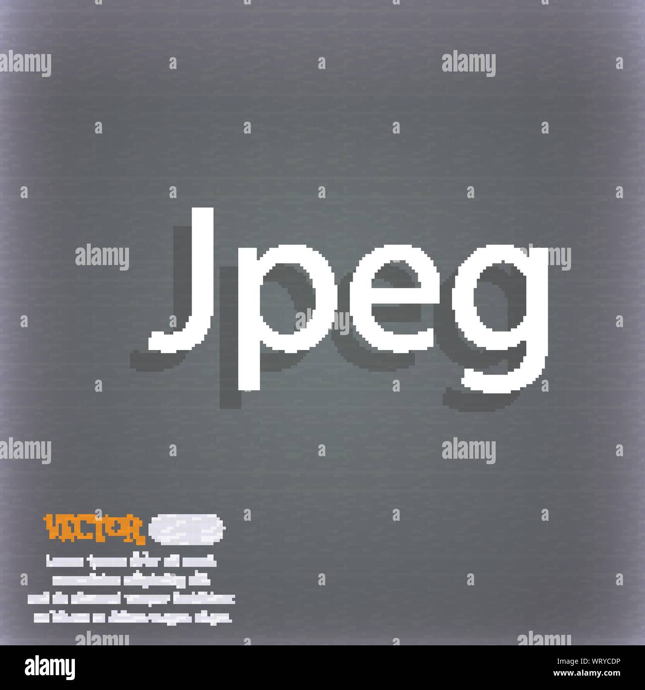 File JPG sign icon. Download image file symbol. On the blue-green ...