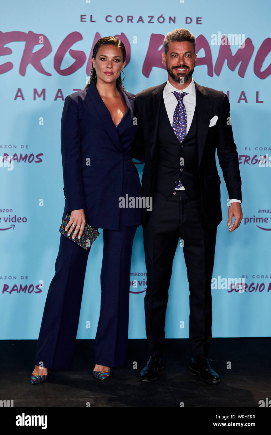 Madrid, Spain. 10th Sep, 2019. Rene Ramos and Vania Millan attend the El Corazon De Sergio Ramos ...