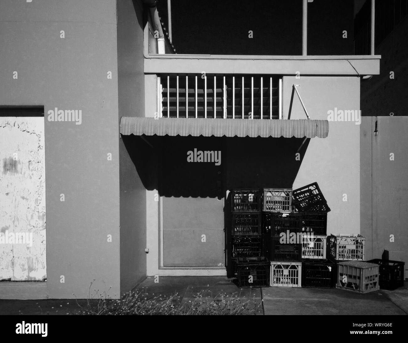 Industrial crate Black and White Stock Photos & Images - Alamy