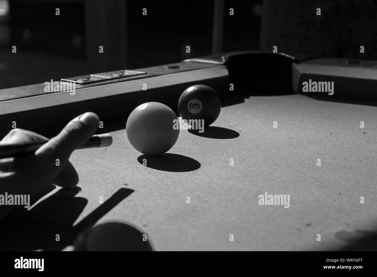 Snooker Black and White Stock Photos & Images - Alamy