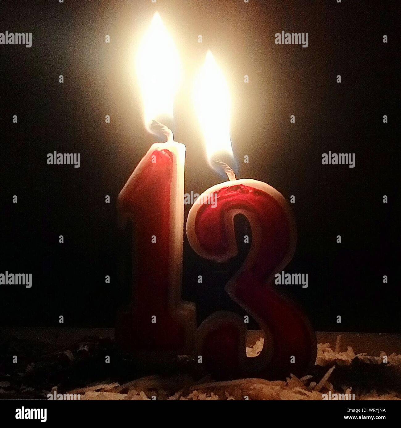 Birthday candles 13 hi-res stock photography and images - Alamy