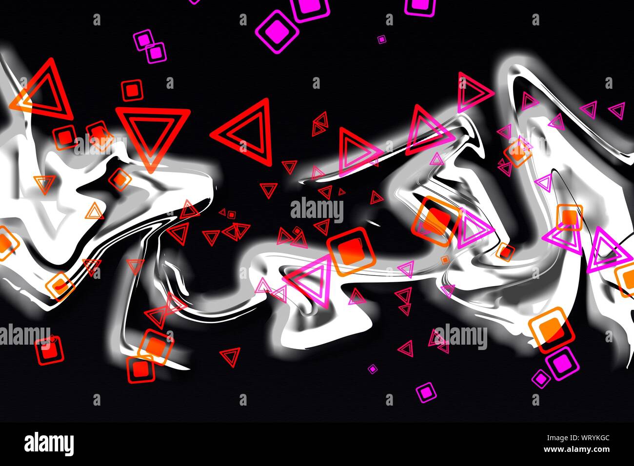 Abstract color design art illustration Stock Photo - Alamy