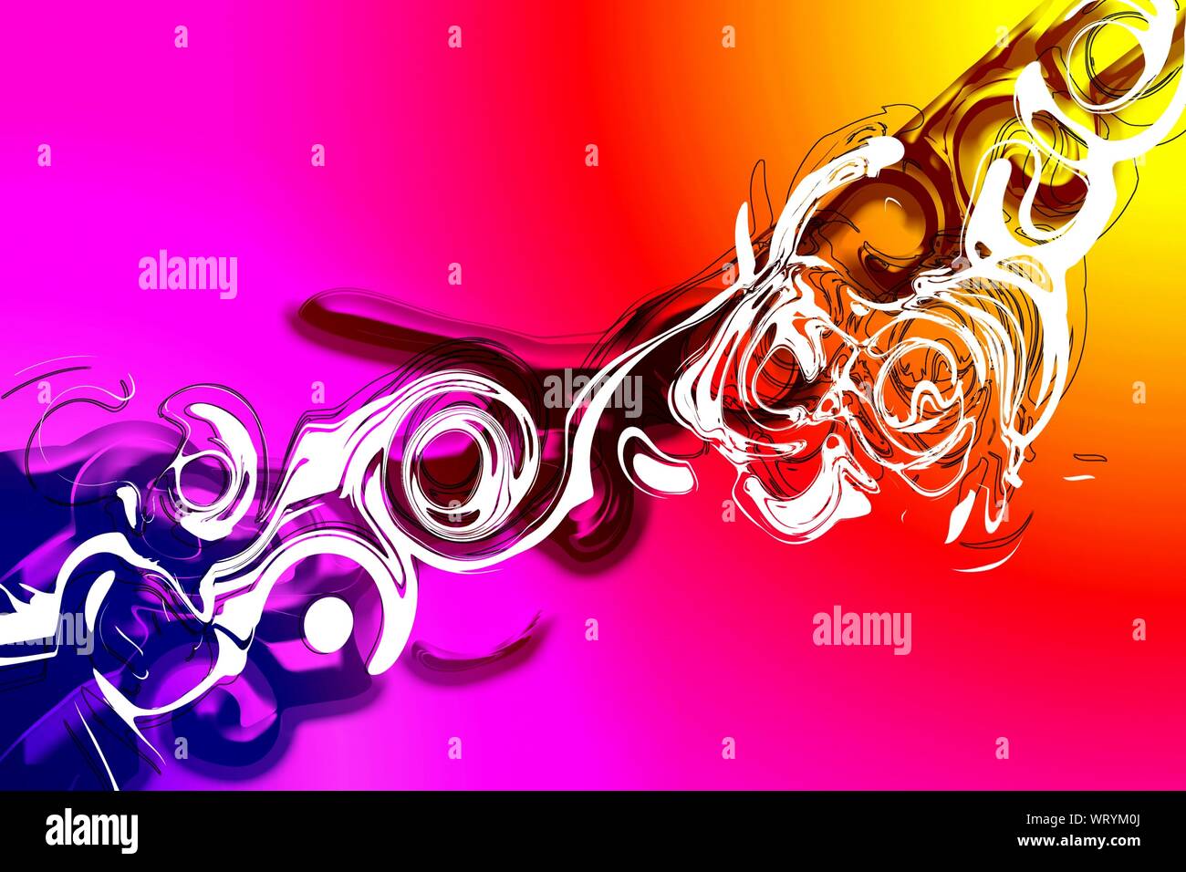 Abstract color design art illustration Stock Photo - Alamy