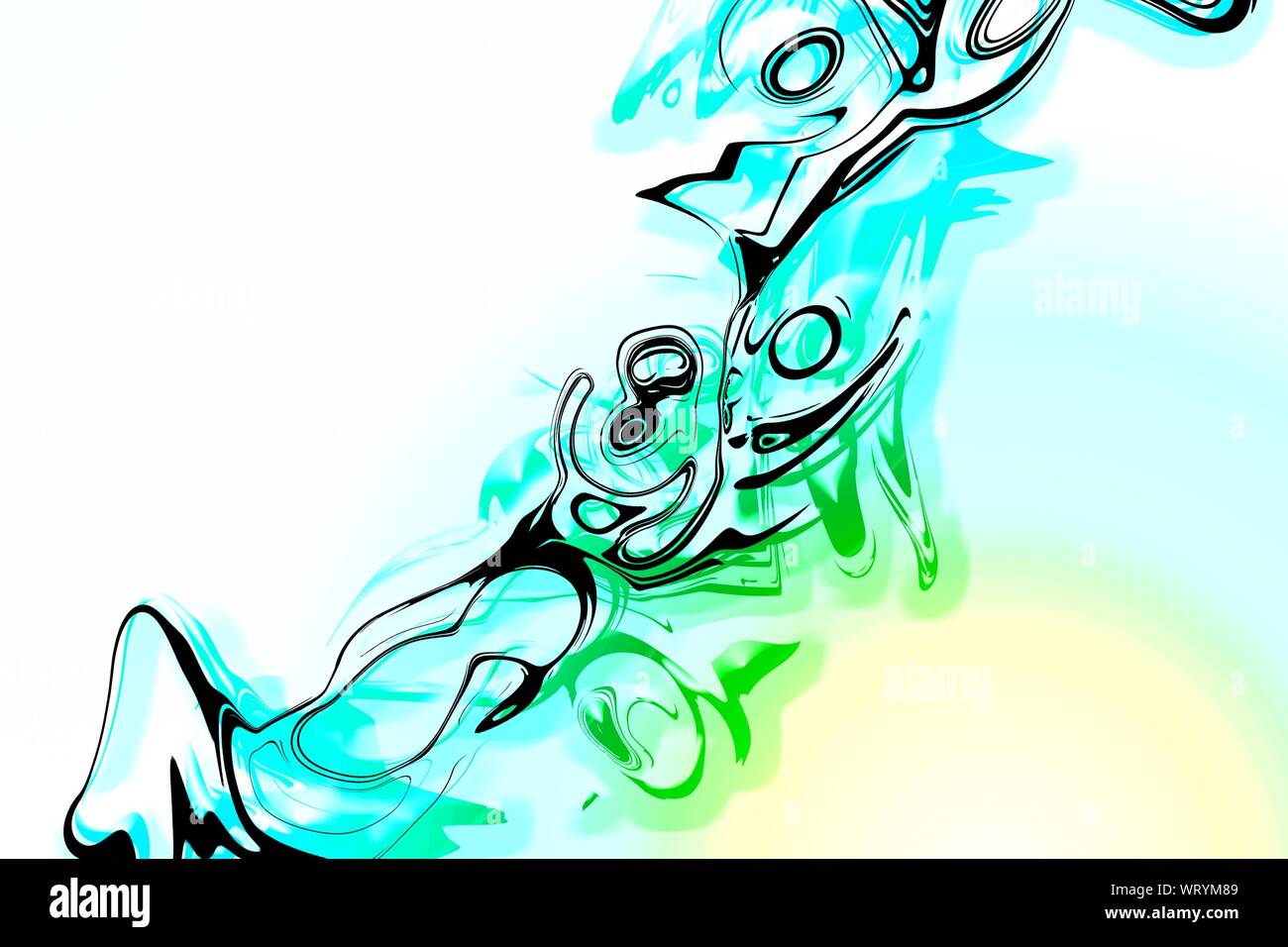 Abstract color design art illustration Stock Photo - Alamy