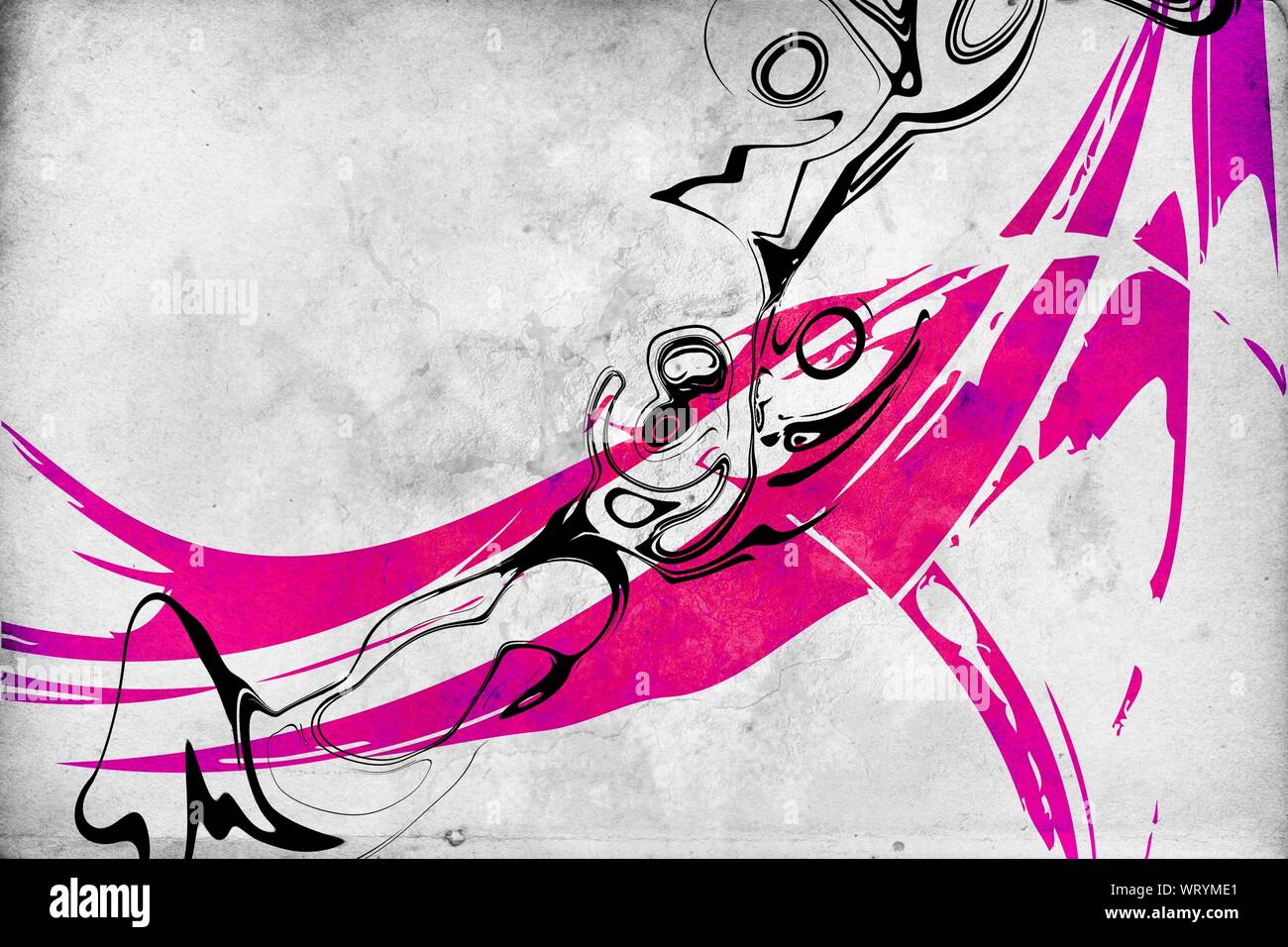 Abstract color design art illustration Stock Photo - Alamy