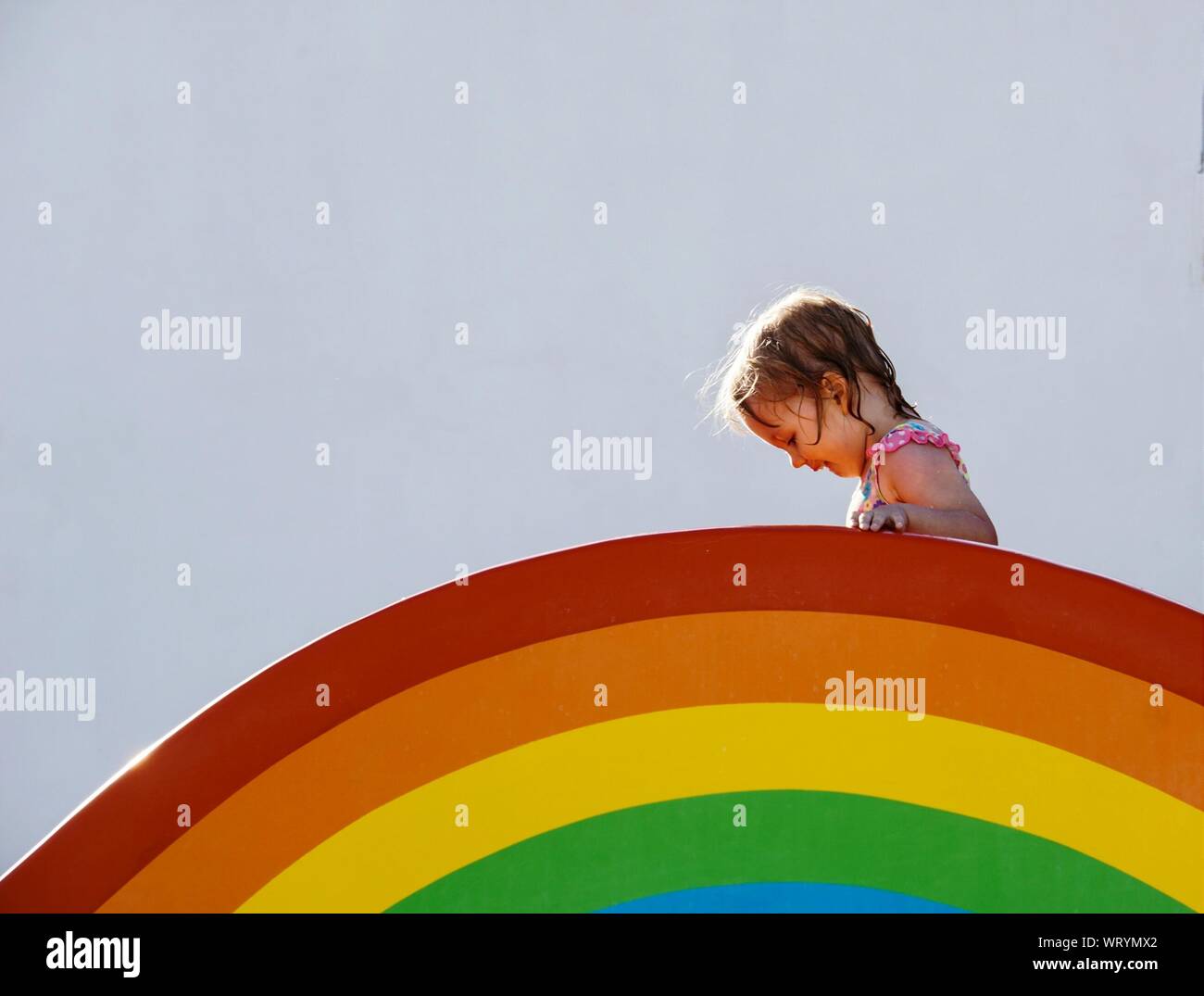 Rainbow slide hi-res stock photography and images - Alamy