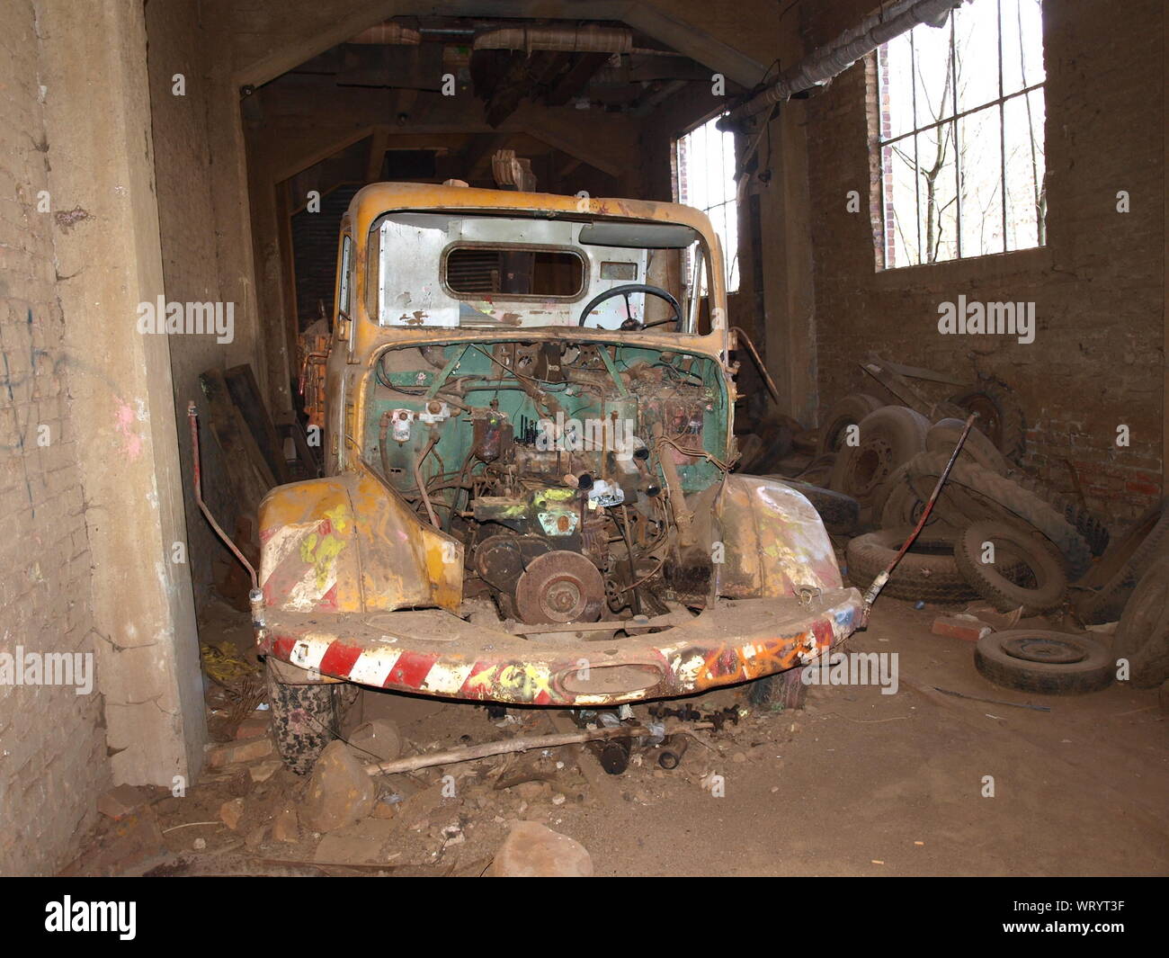 Bus In Garage High Resolution Stock Photography and Images - Alamy