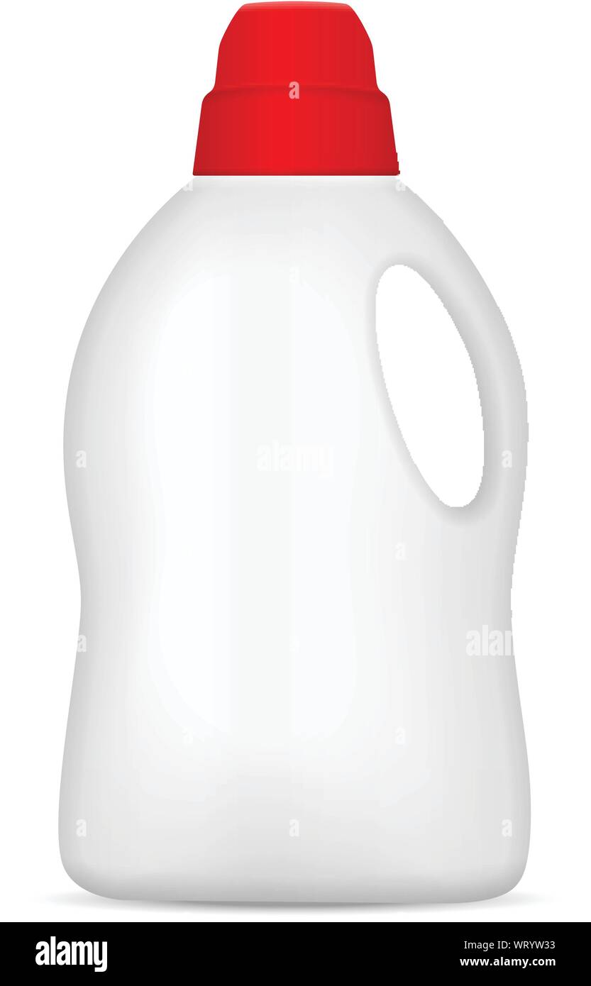 Detergent bottle on a white background. Vector illustration Stock ...