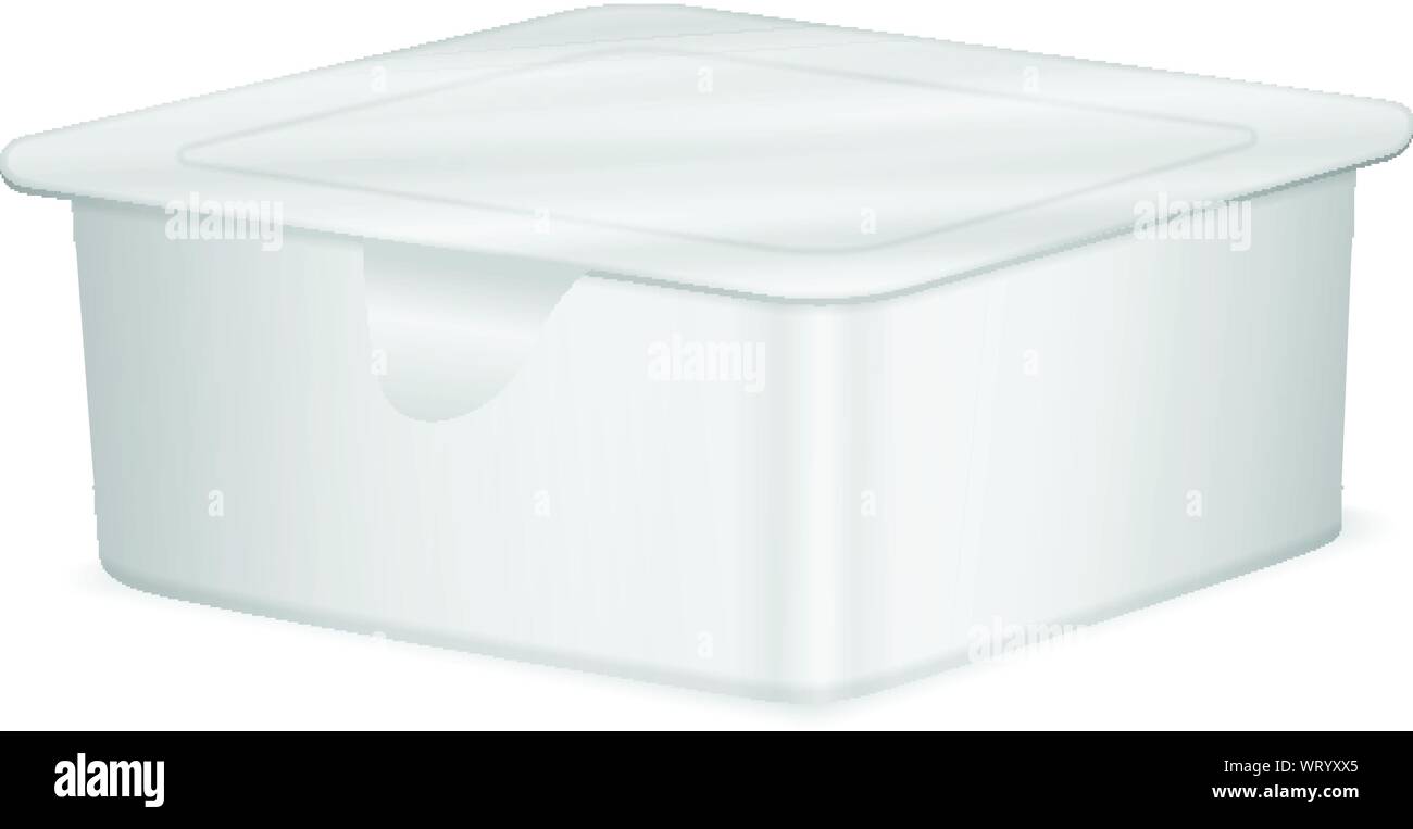 Cream cheese package Stock Vector Images - Alamy