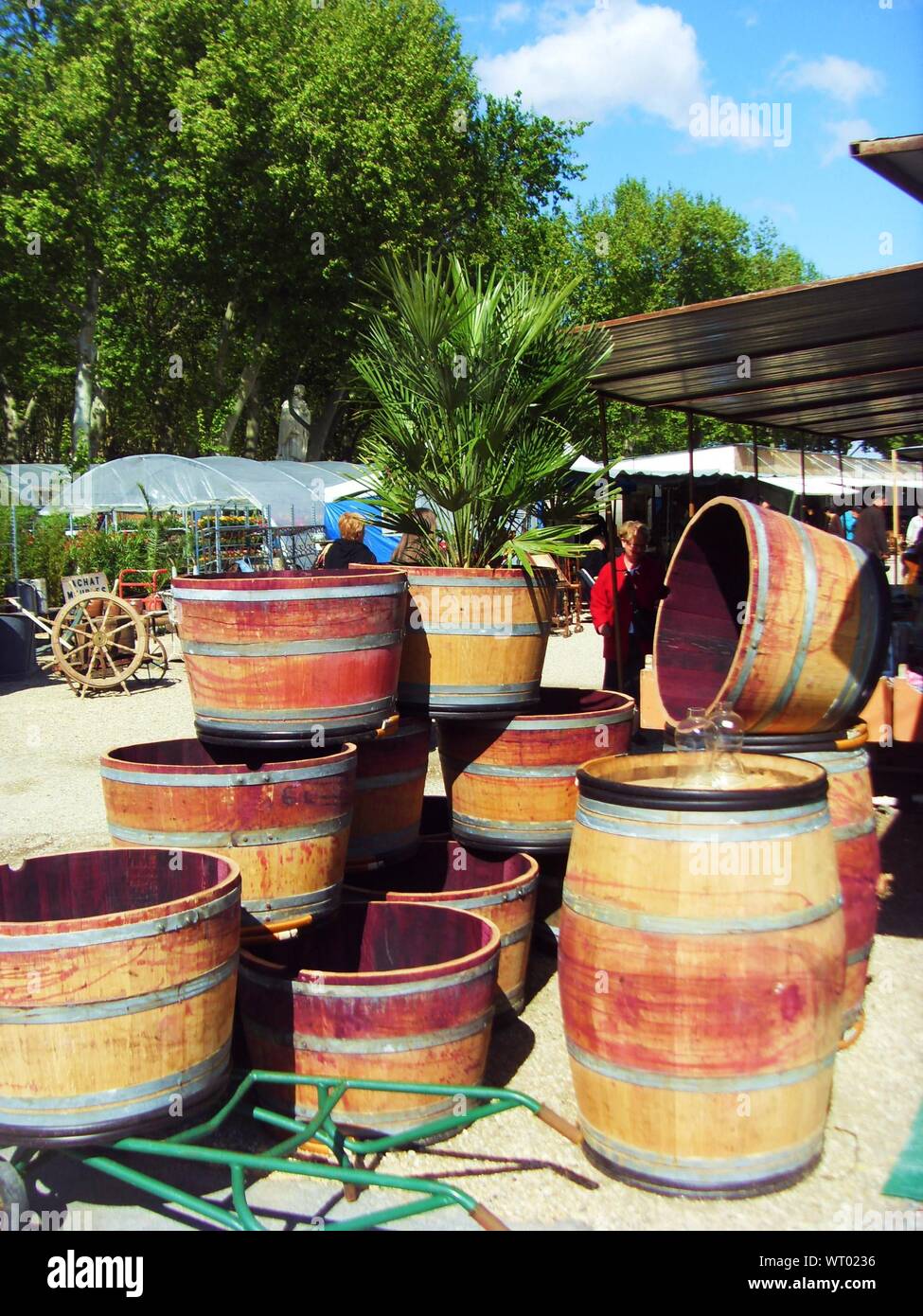 Empty wooden barrel hi-res stock photography and images - Alamy