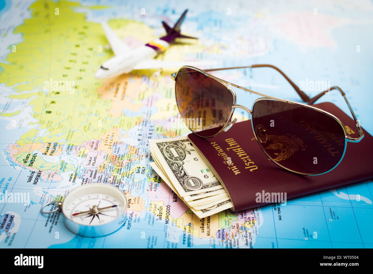 Us money map hi-res stock photography and images - Alamy
