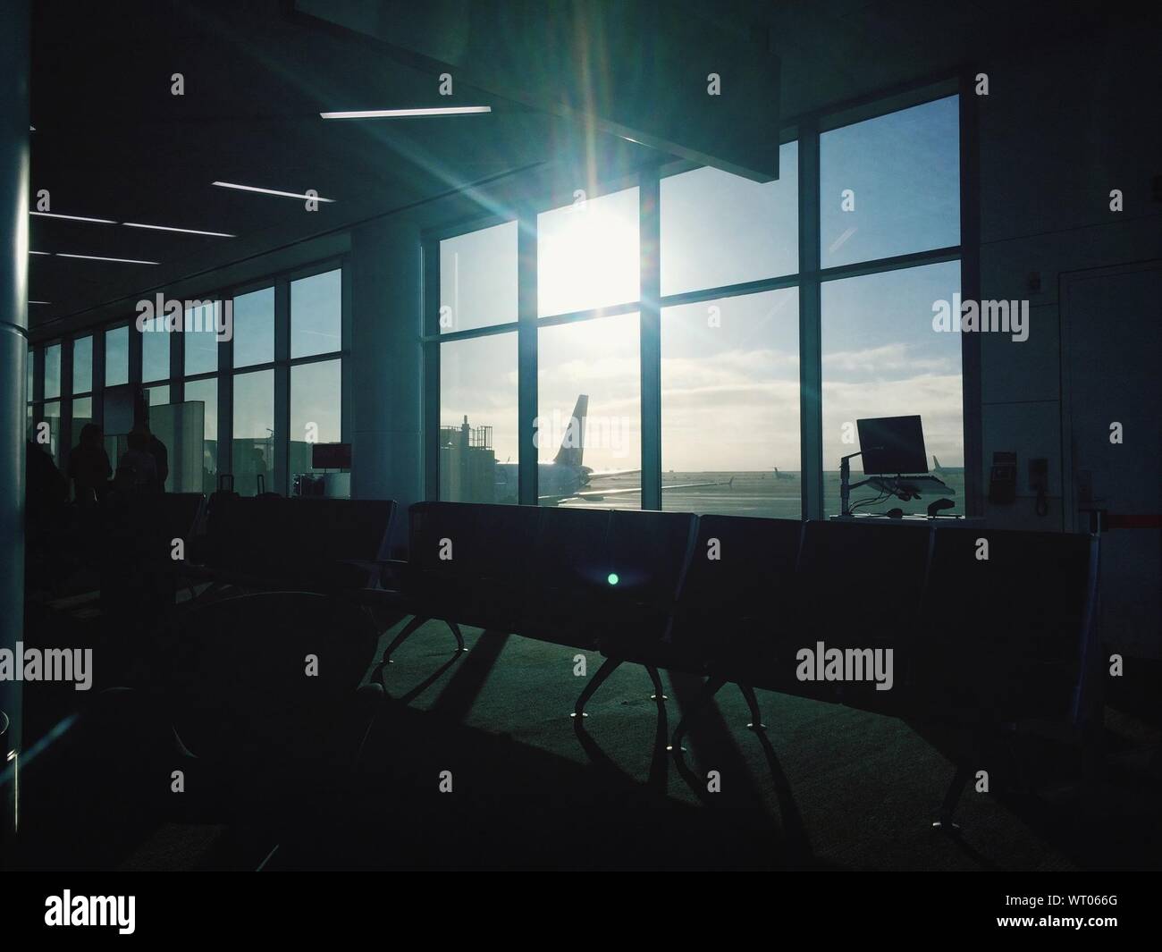 Airport departure area hi-res stock photography and images - Alamy