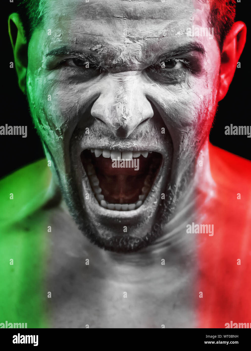 Angry face man hi-res stock photography and images - Alamy