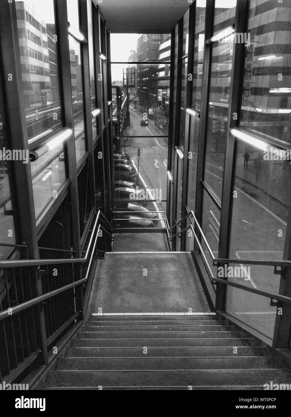 Narrow Staircase Railing High Resolution Stock Photography and Images ...