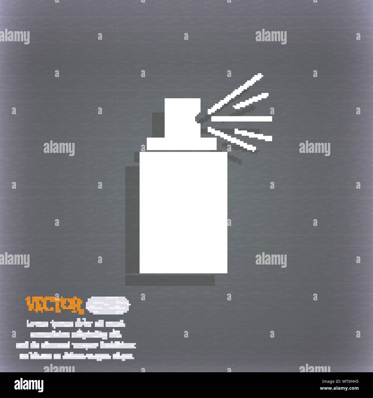 Green paint spray can icon hi-res stock photography and images - Alamy