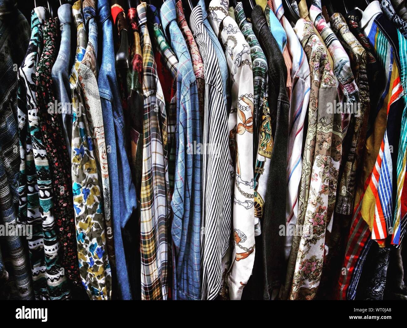 Shirts Rack High Resolution Stock Photography and Images - Alamy