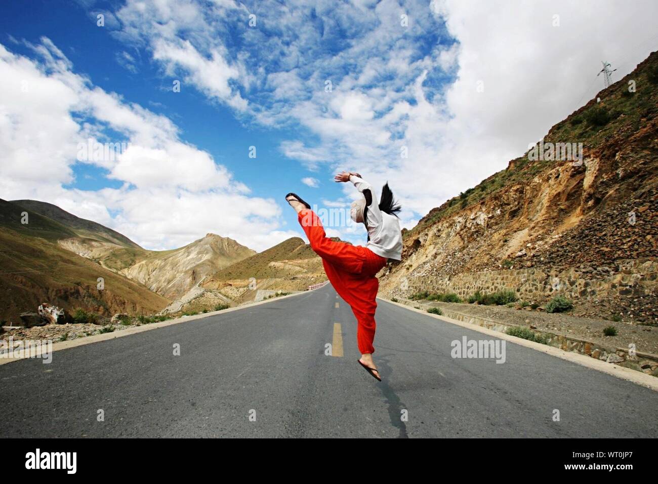 Leaping person hi-res stock photography and images - Alamy