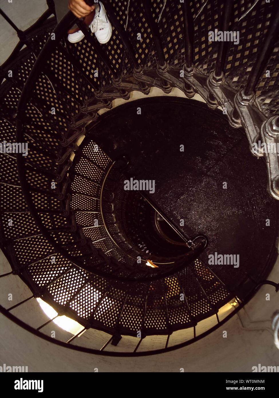 Lighting stairway railing hi-res stock photography and images - Alamy