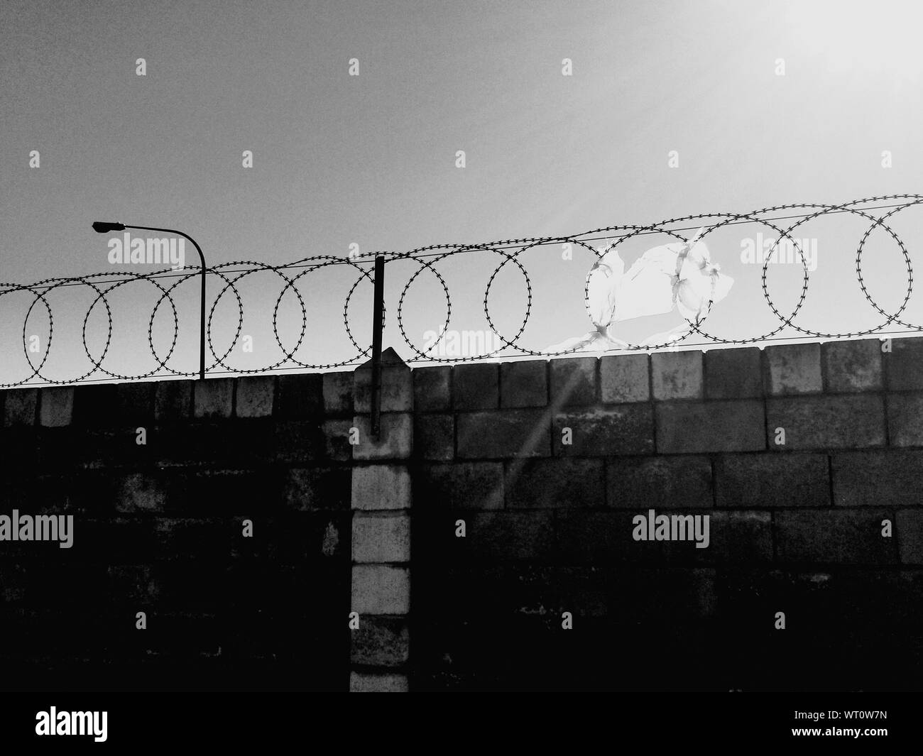 Barbed wire wall hi-res stock photography and images - Alamy