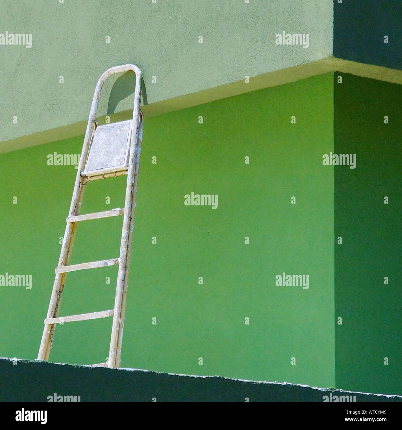 Green ladder hi-res stock photography and images - Alamy
