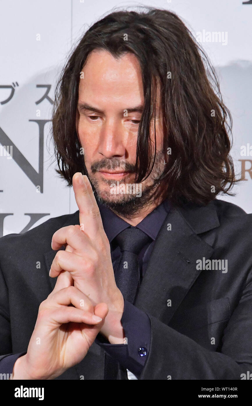 Tokyo, Japan. 10th Sep, 2019. Keanu Reeves attending the 'John Wick ...