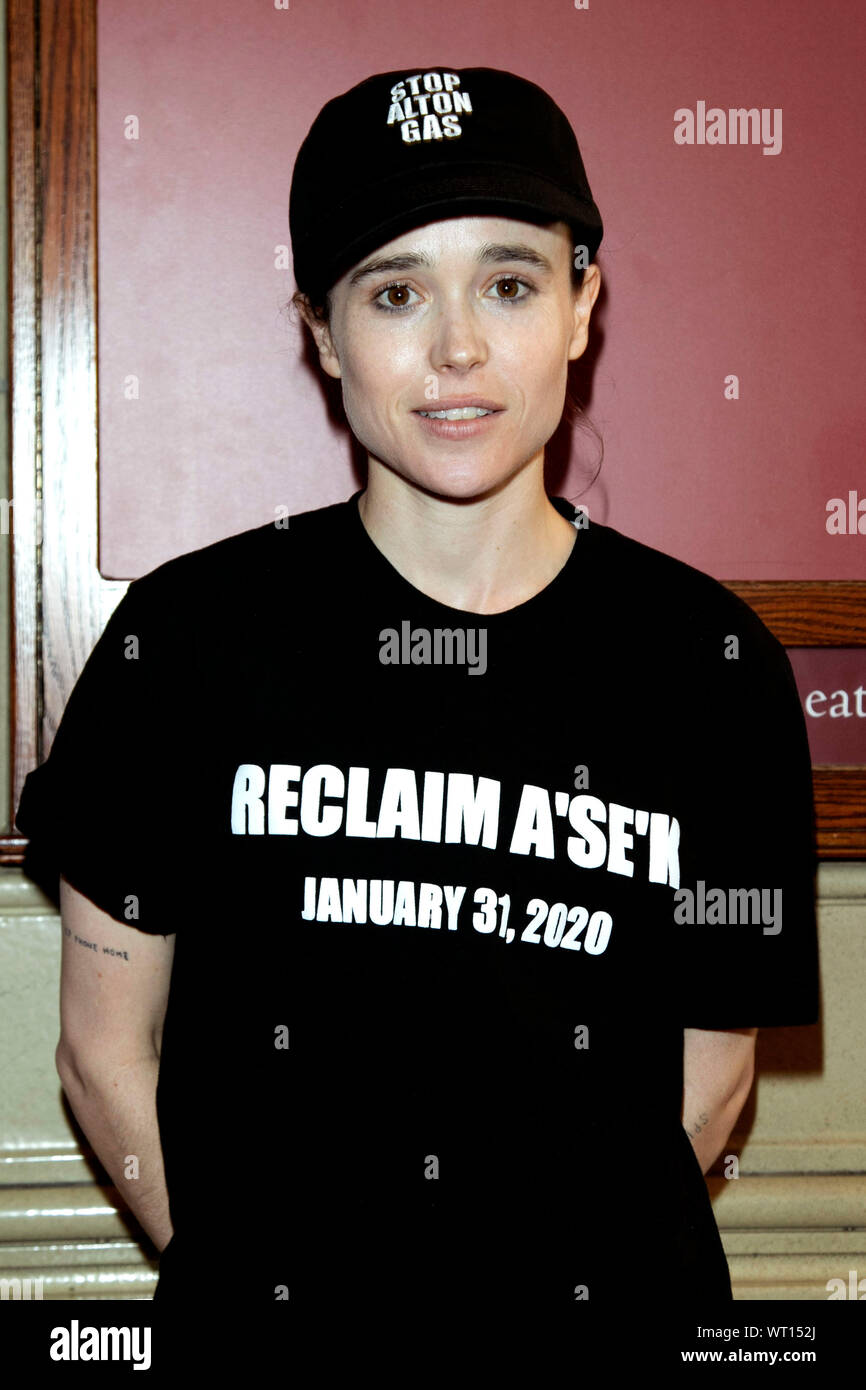 Ellen Page attending the 'There's Something in the Water' premiere ...