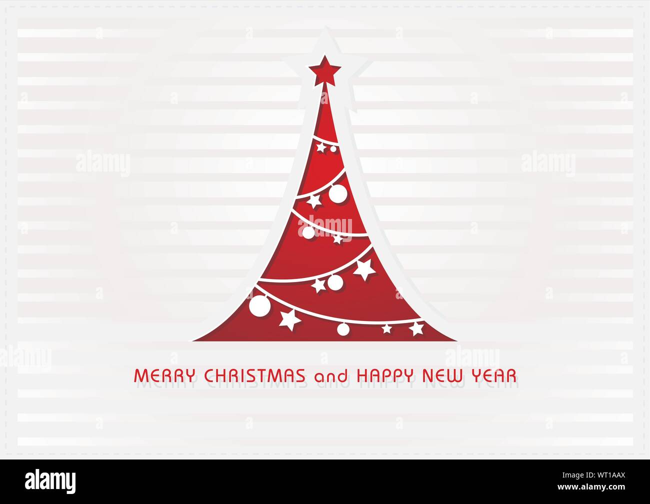 White Christmas Card Stock Vector Image & Art - Alamy