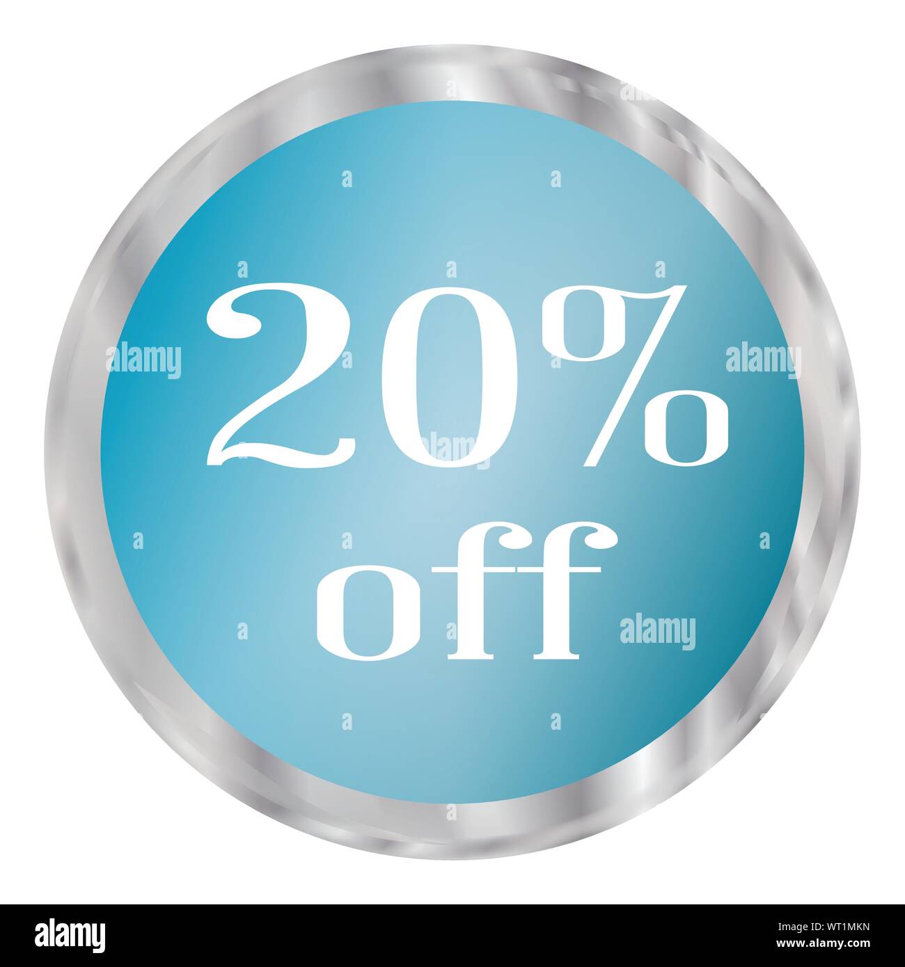 20% twenty percent discount Stock Vector Images - Alamy