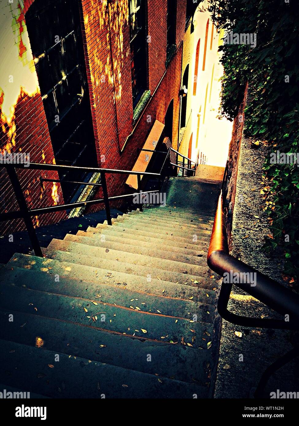 Elevated steps hi-res stock photography and images - Alamy