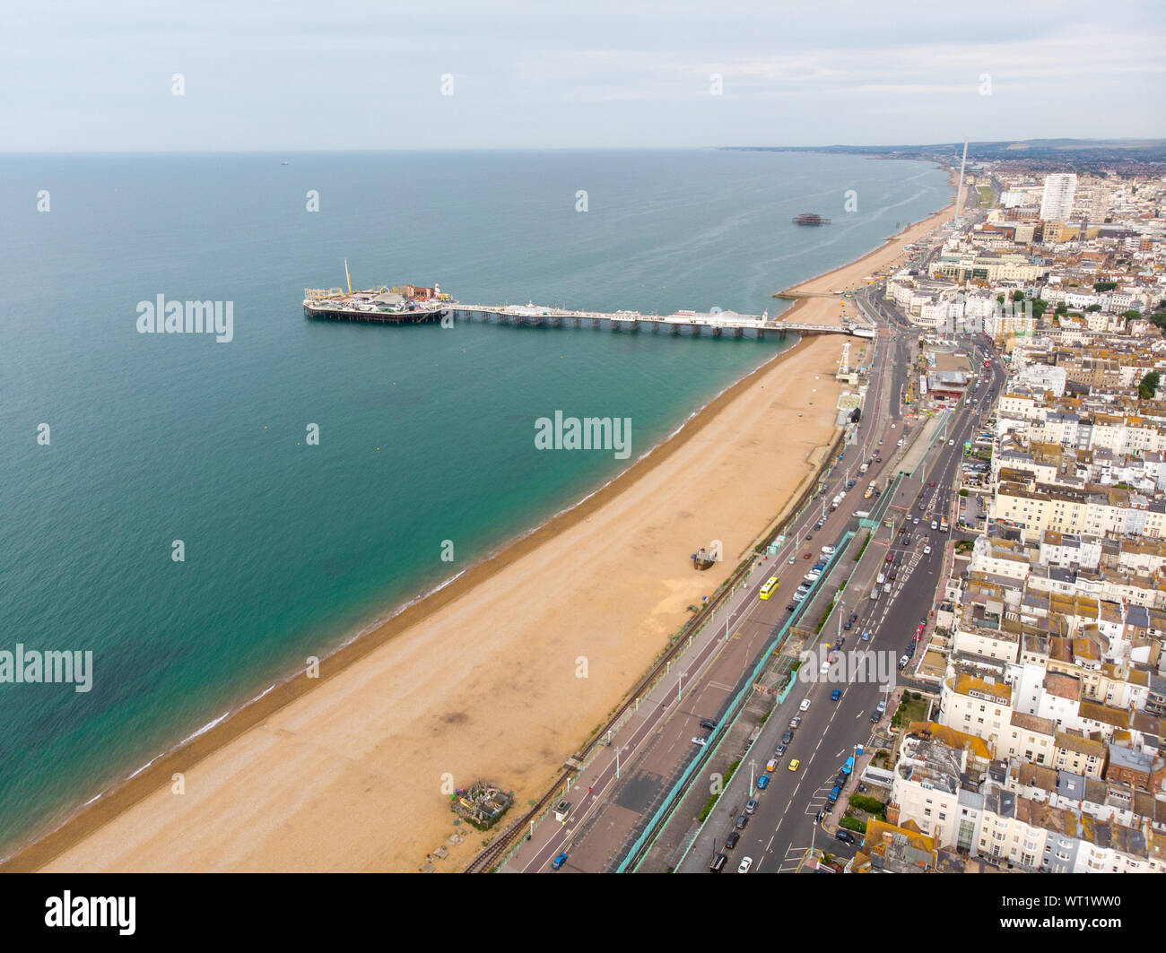 Aerial view brighton pavilion hi-res stock photography and images - Alamy