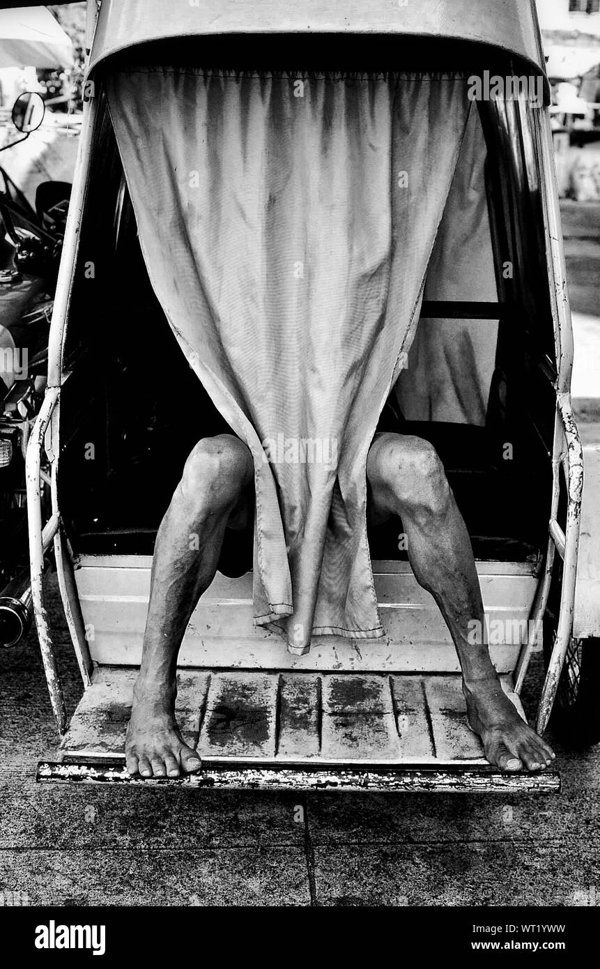 Obscured view Black and White Stock Photos & Images - Alamy