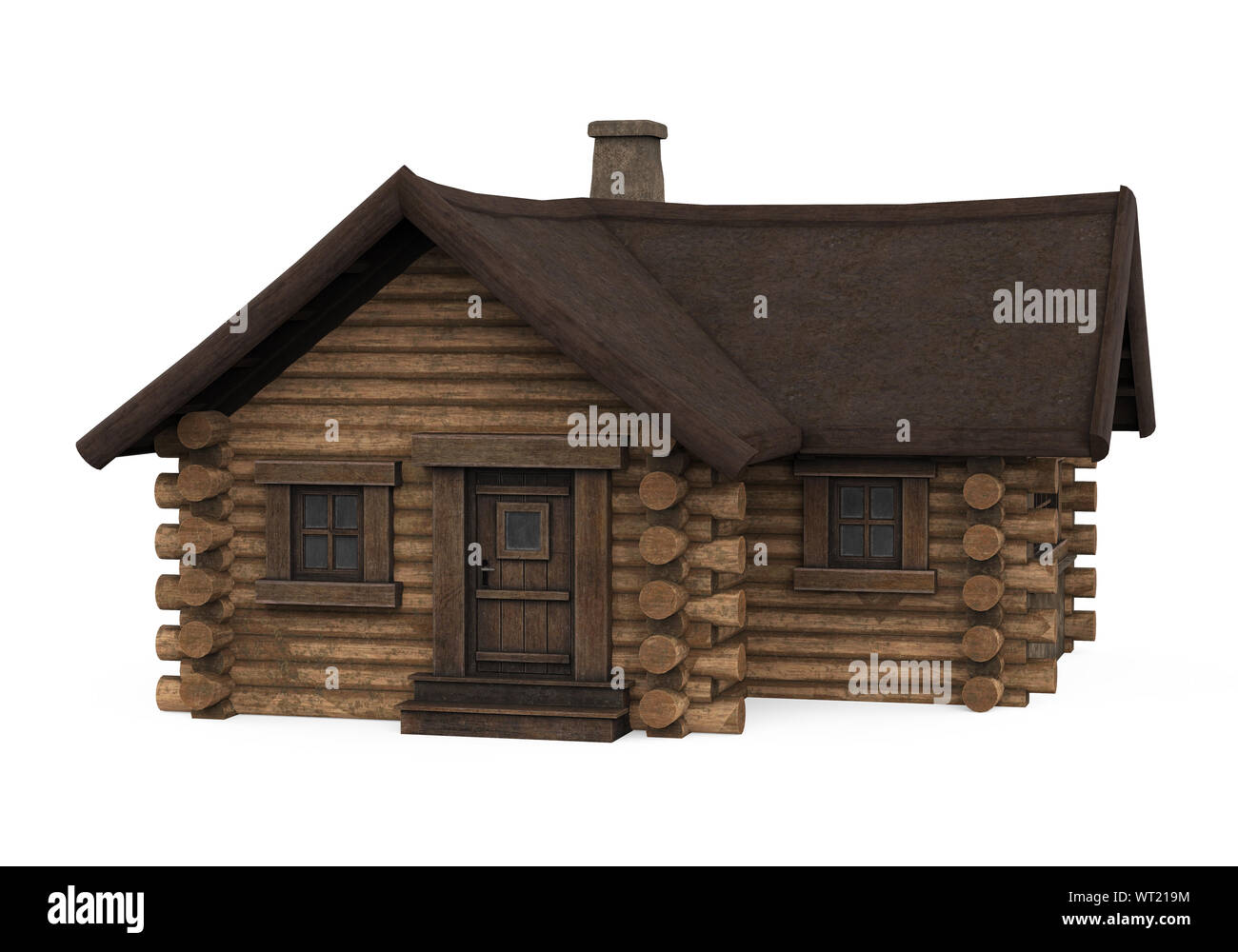 Log village Cut Out Stock Images & Pictures - Alamy