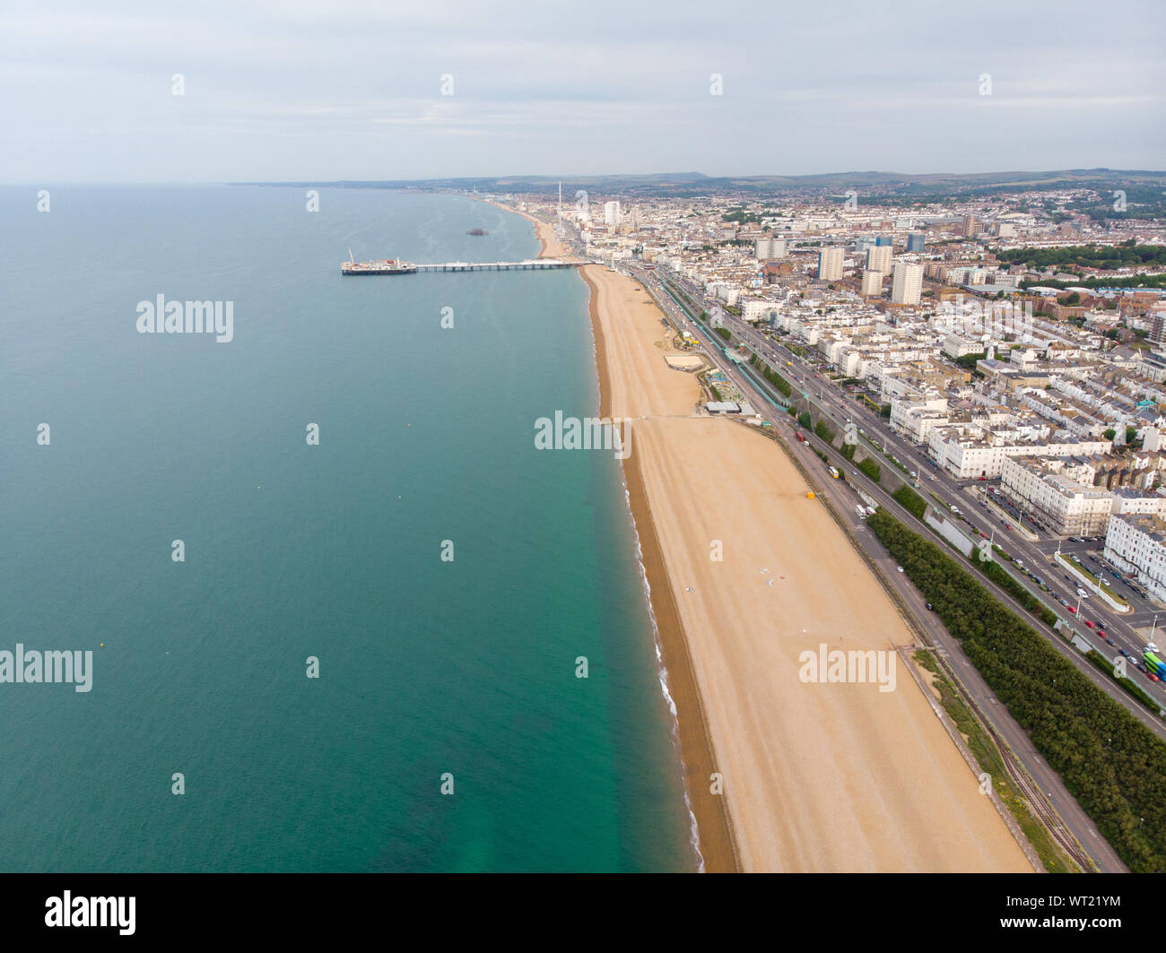 Aerial view brighton pavilion hi-res stock photography and images - Alamy