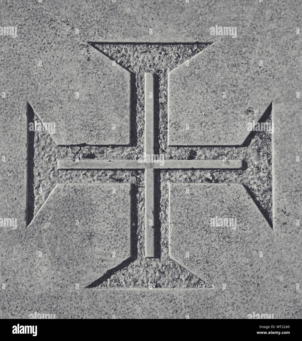 Cross Carved Stone High Resolution Stock Photography and Images - Alamy