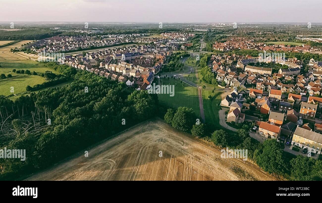 Field town hi-res stock photography and images - Alamy