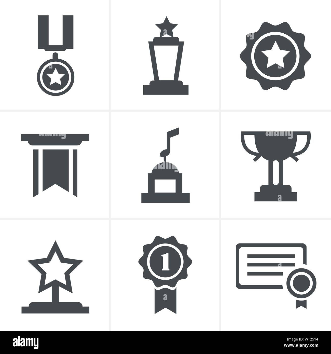 Hand and medals Stock Vector Images - Alamy