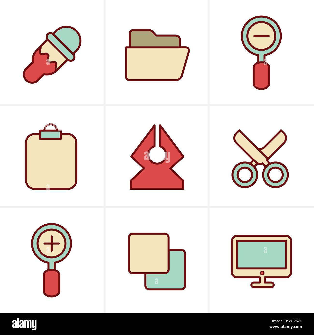 Icons Style Graphic design icons Stock Vector Image & Art - Alamy