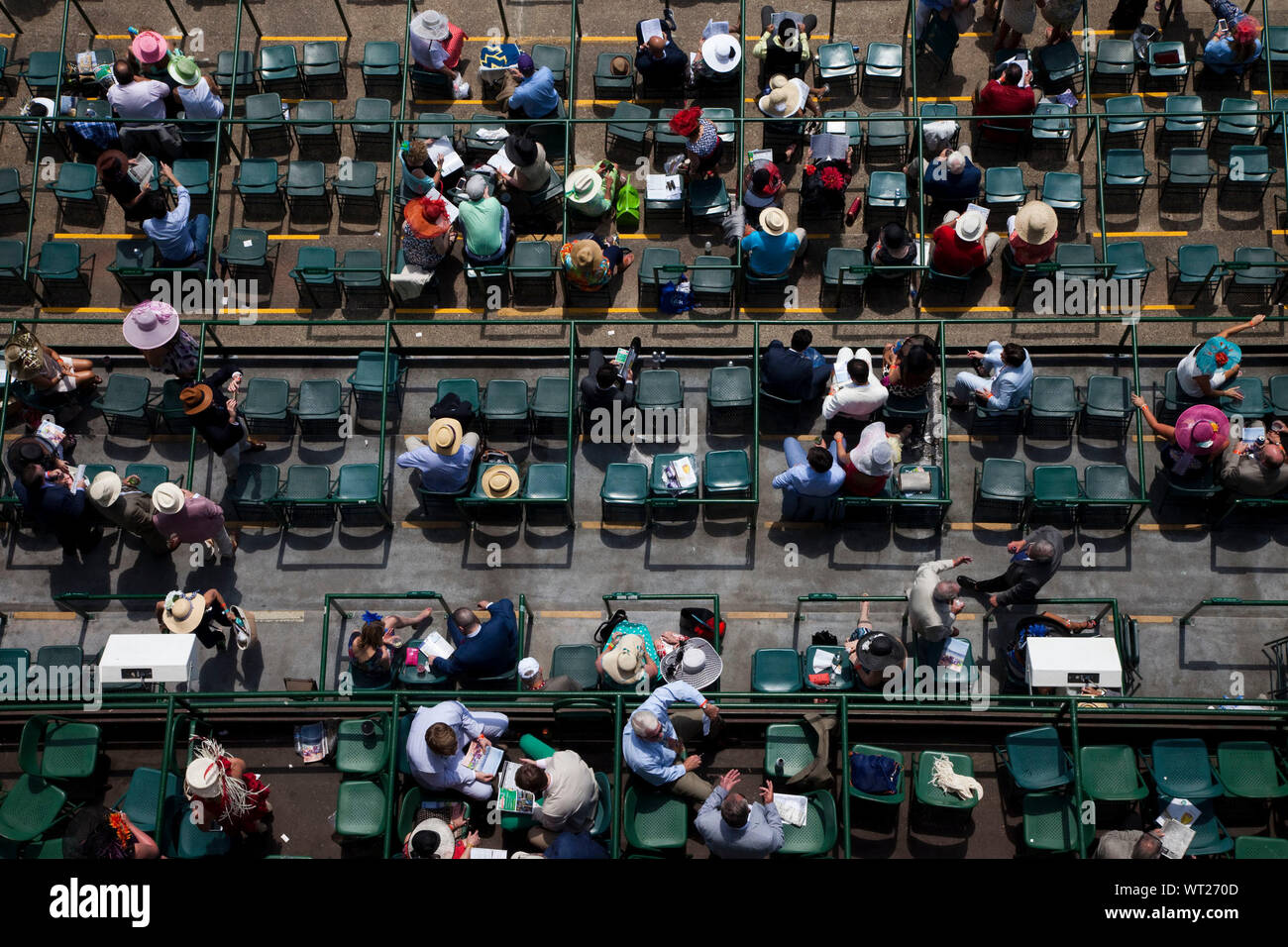 Crowd of people above view hi-res stock photography and images - Alamy