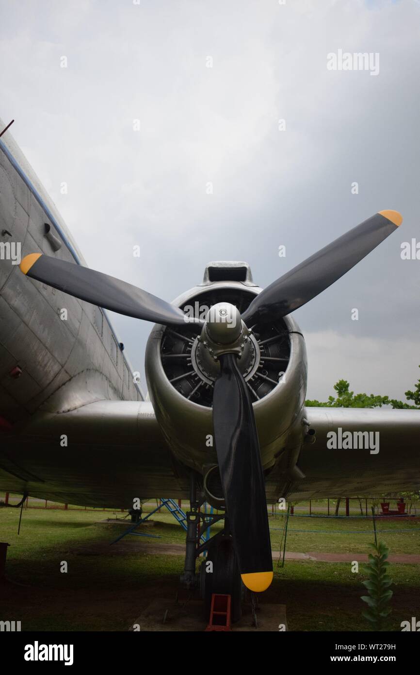 turbine of propeller engine of A plane Stock Photo - Alamy