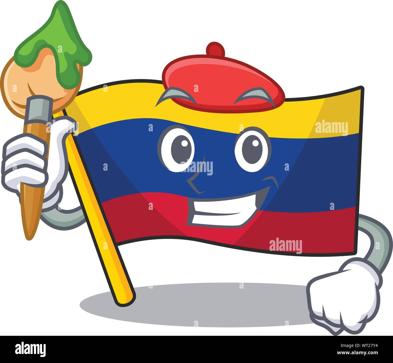 Colombian painter Stock Vector Images - Alamy